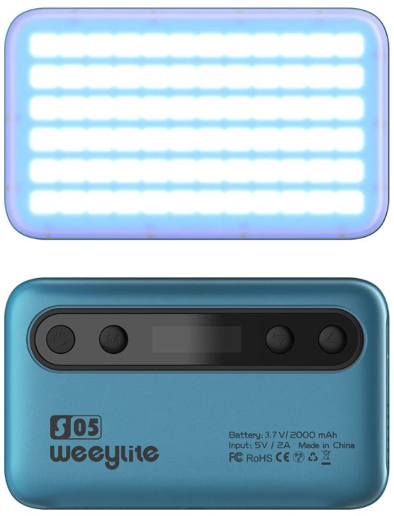 WEEYLITE by Viltrox Iluminador LED RGB S05 - Azul