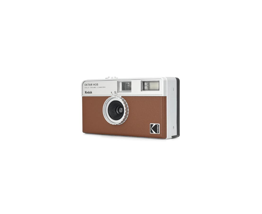 KODAK Câmera Fotográfica Analógica Reutilizável Ektar H35 Castanho